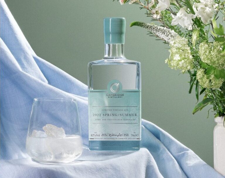 Cambridge Distillery Unveils Vintage 2022 Spring Summer Gin